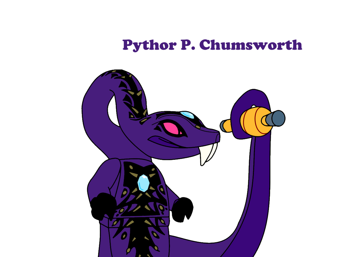 LEGO Ninjago Pythor P. Chumsworth by adamben0266 on DeviantArt LEGO Ninjago Pythor P. Chumsworth by adamben0266 on DeviantArt