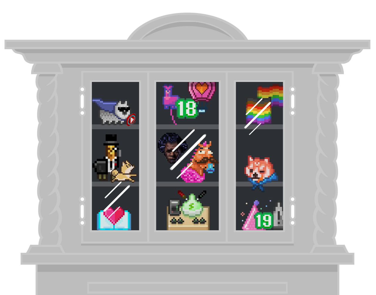 Trophy Case Psd Attached So You Can Make One By Ggmattb On Deviantart