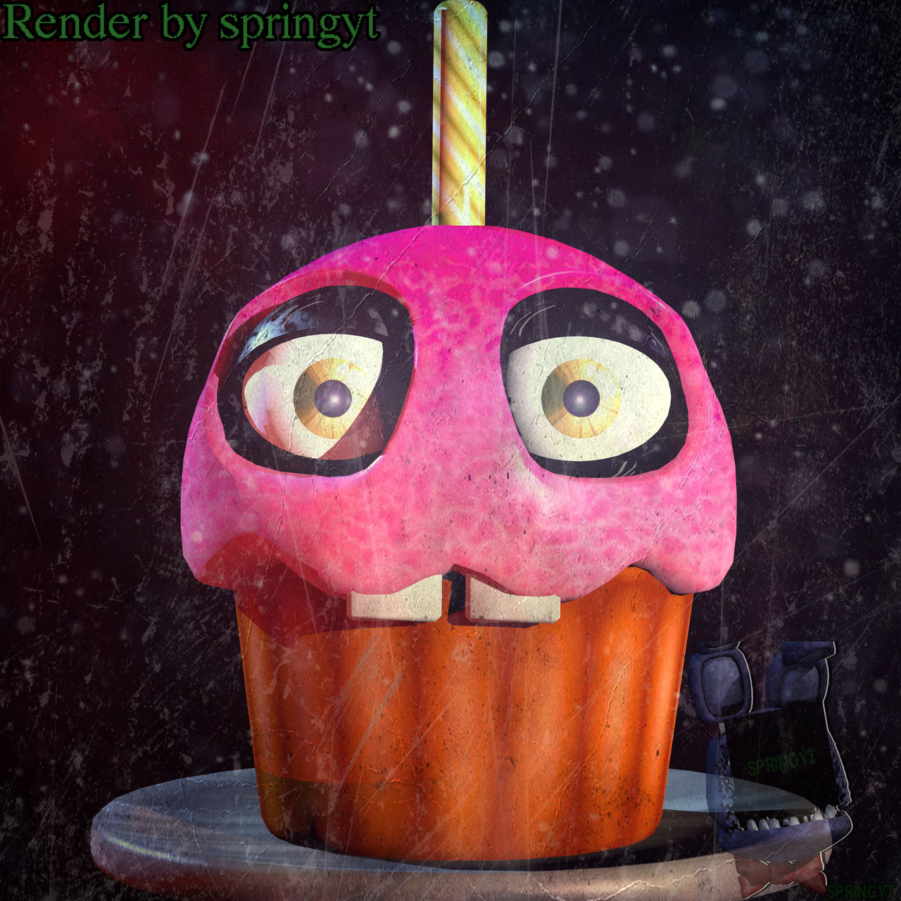 Blender 279fnaf Mr Cupcake By Springyt On Deviantart