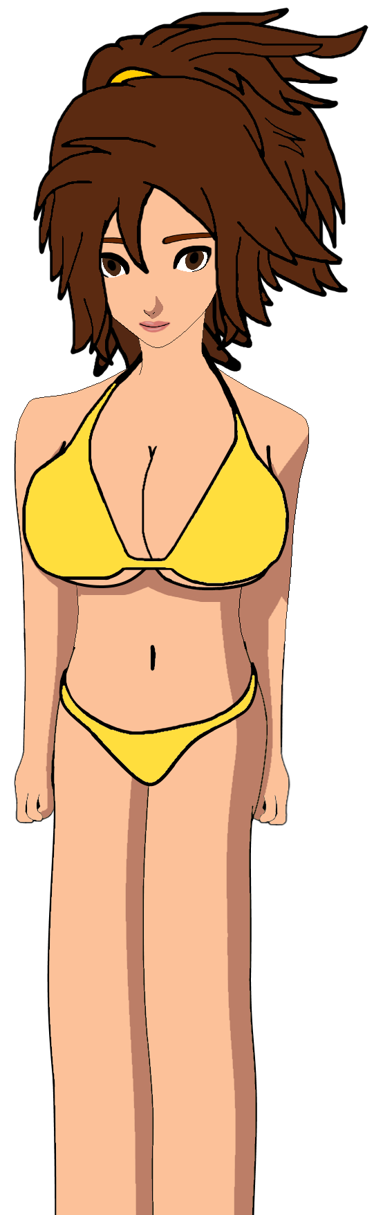 Shannon From Booty Calls With Yellow Bikini By Adrianoramosofht On