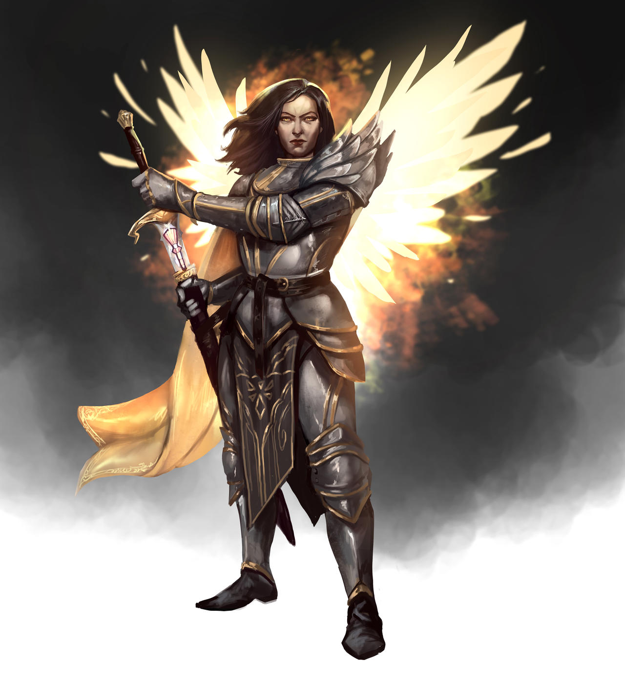 Aasimar Protector by Ehkion on DeviantArt Aasimar Protector by Ehkion on DeviantArt