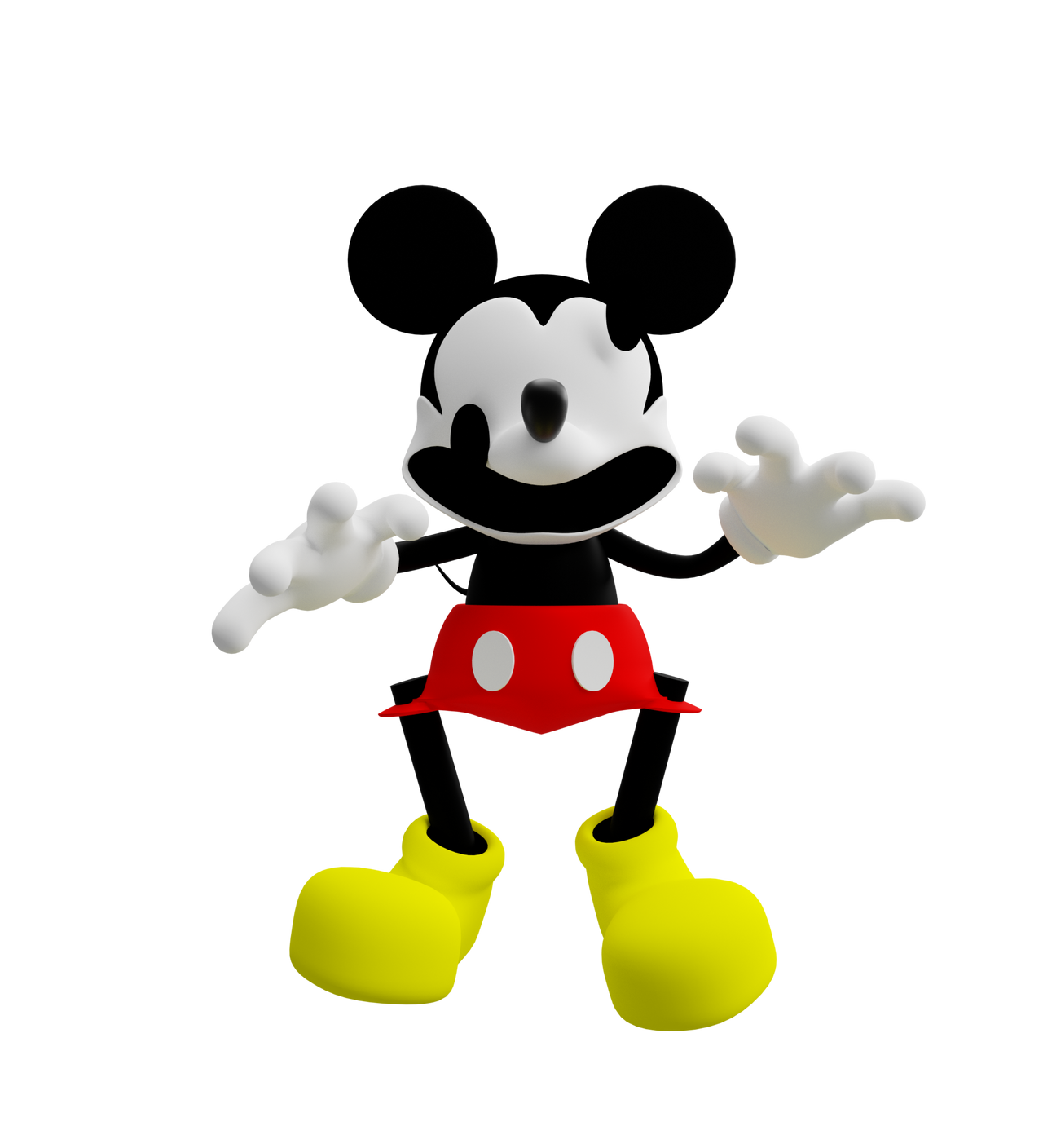 Cursed Mickey Render by ThatCoolYoshi on DeviantArt Cursed Mickey Render by ThatCoolYoshi on DeviantArt