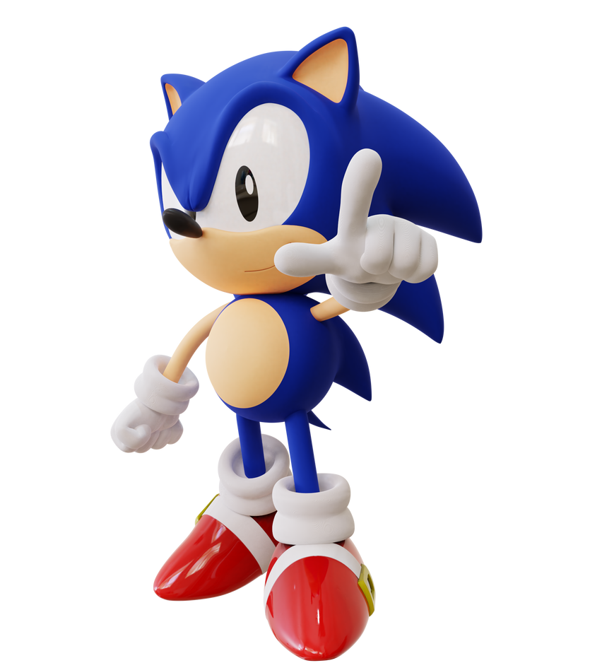 Classic Sonic Pointing Pose Render by ThatCoolYoshi on DeviantArt Classic Sonic Pointing Pose Render by ThatCoolYoshi on DeviantArt