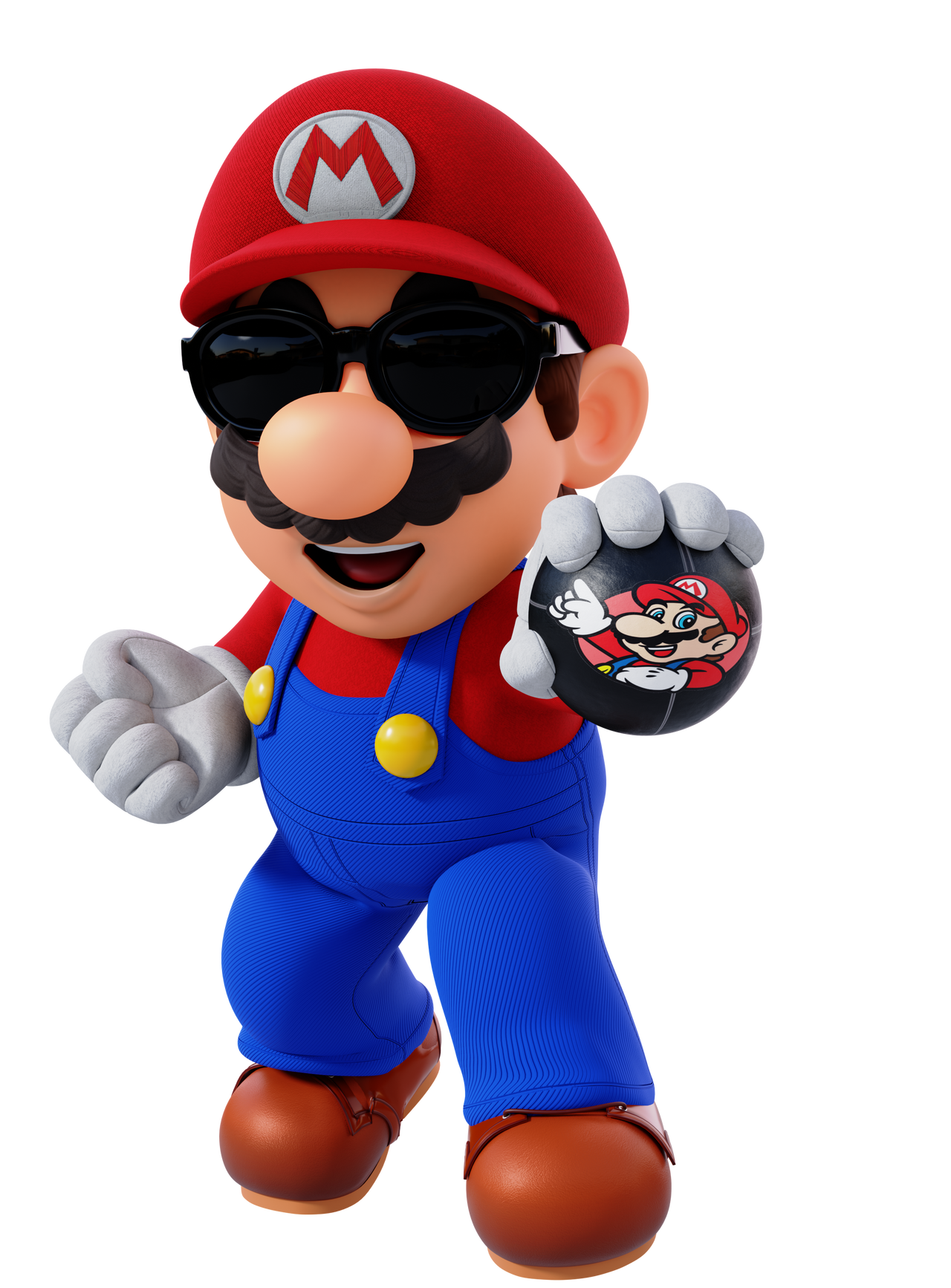 Mario holding a ball Render by ThatCoolYoshi on DeviantArt Mario holding a ball Render by ThatCoolYoshi on DeviantArt