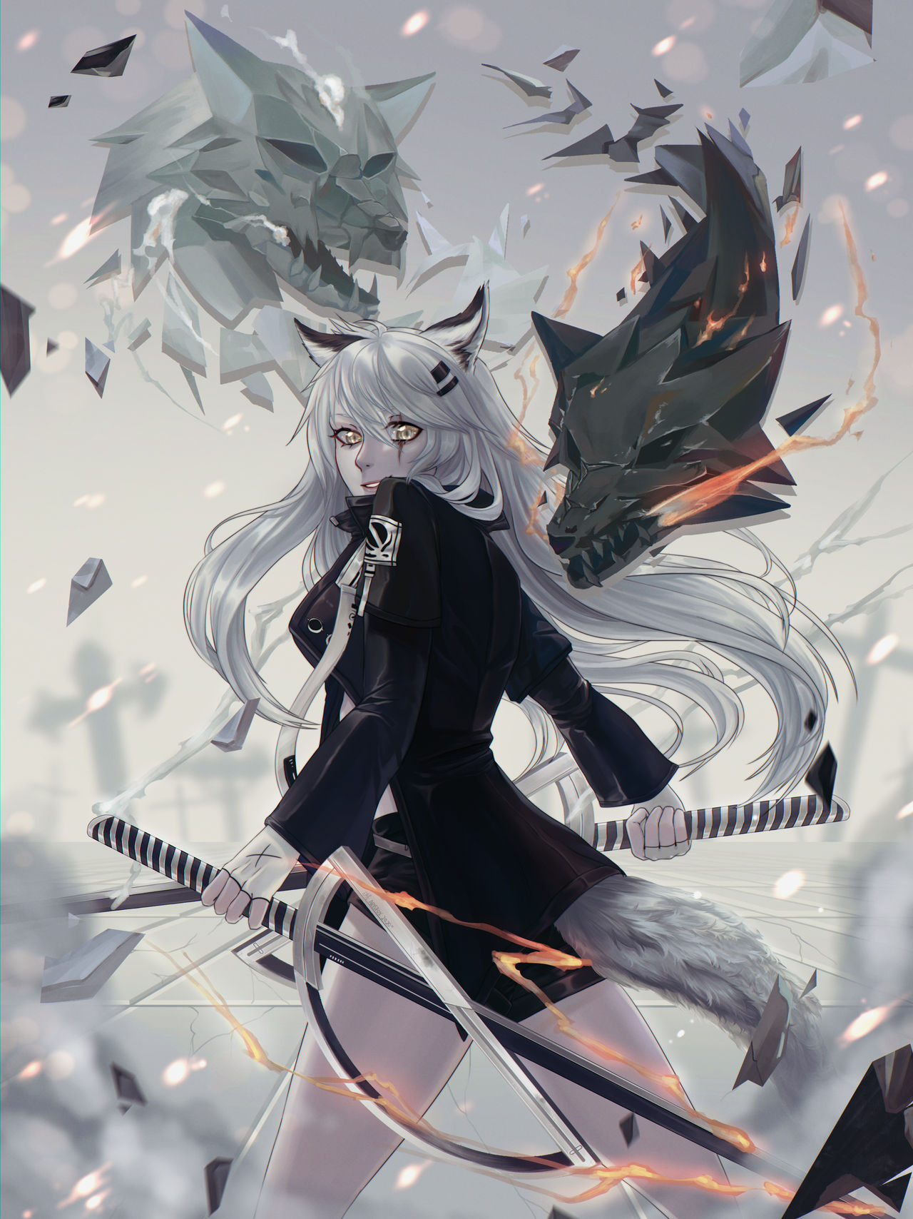 Lappland Arknights 1st Anniversary Fanart Contest By Thefoxhugger On Deviantart