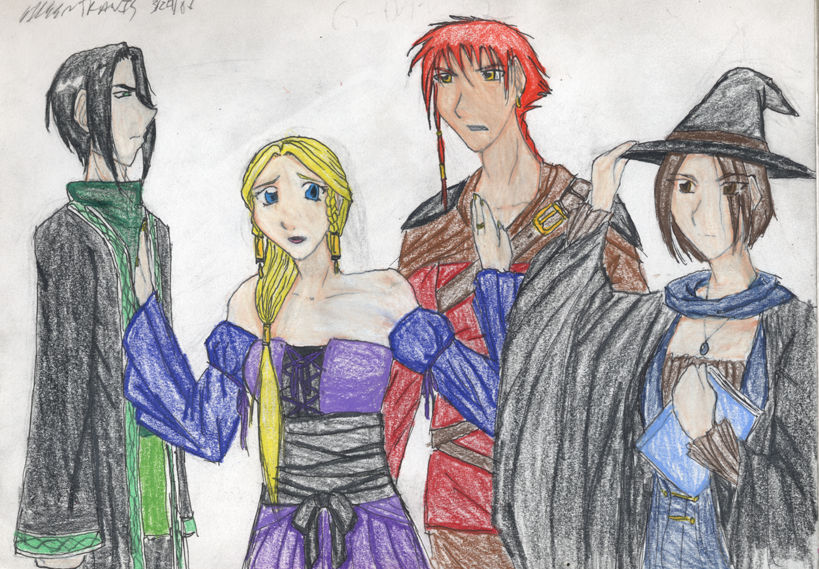 Four Founders of Hogwarts by Lala-II on DeviantArt