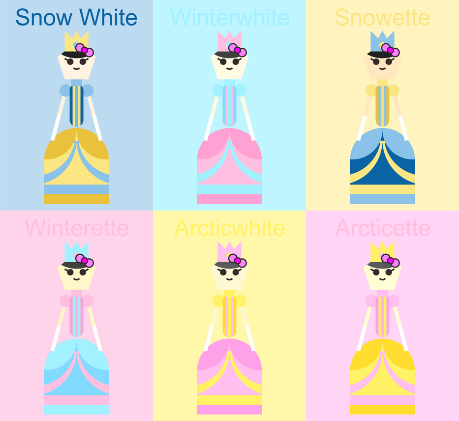 Jsab Cmyk Princesses By Jordanli04 On Deviantart