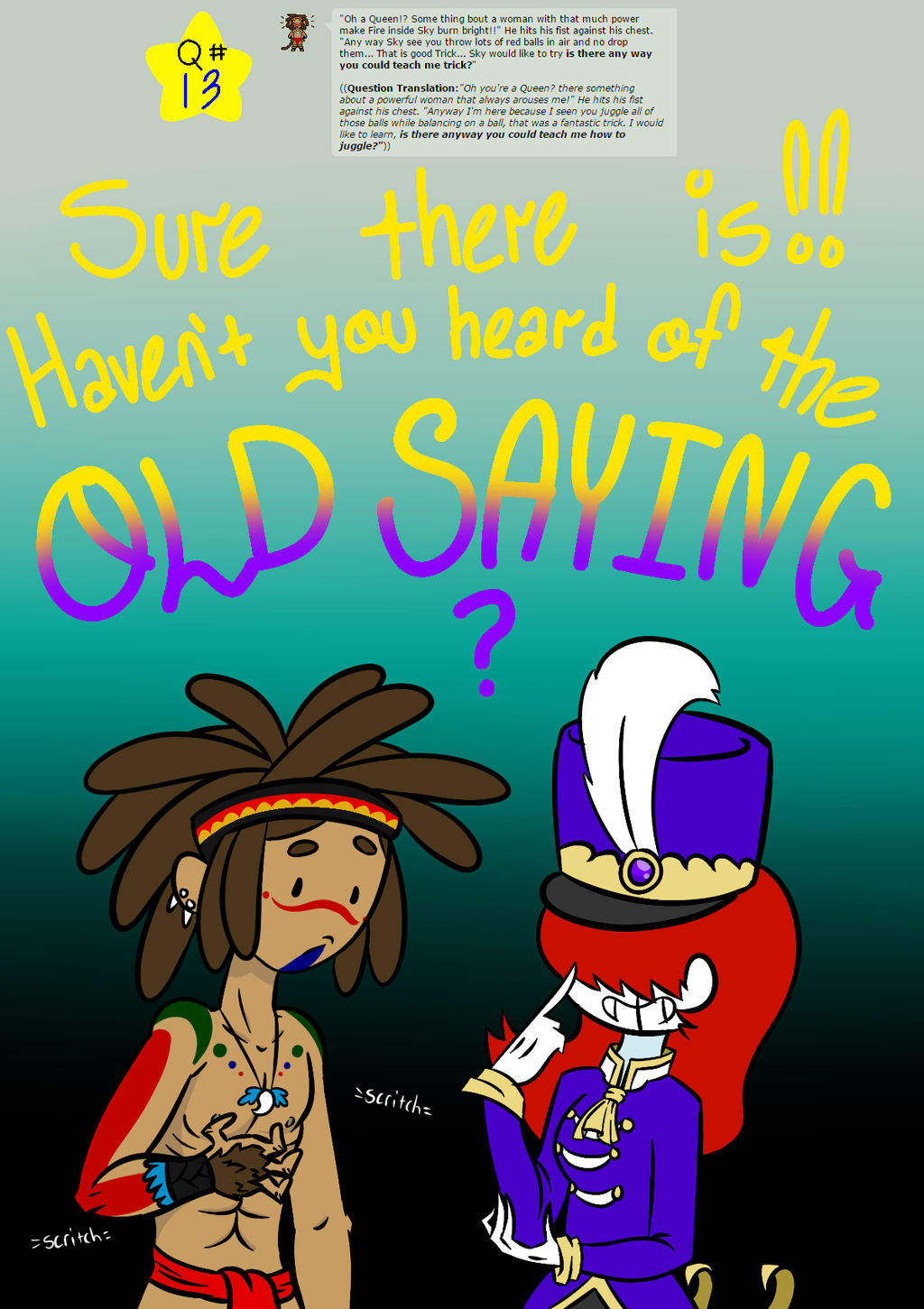 Q13: Juggling 101 by A-JQ on DeviantArt Q13: Juggling 101 by A-JQ on DeviantArt