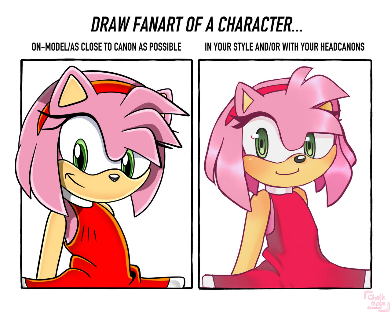 Fanart challenge (Amy Rose) by LoafF0x on DeviantArt Fanart challenge (Amy Rose) by LoafF0x on DeviantArt