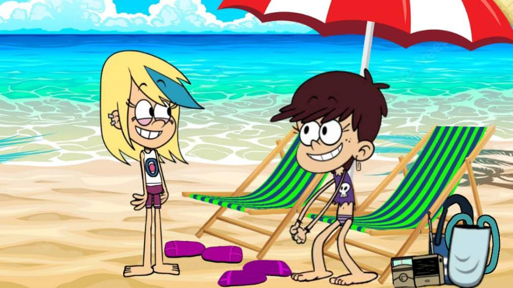 Luna And Sam At Seaside By Sepilloiscool1234 On Deviantart