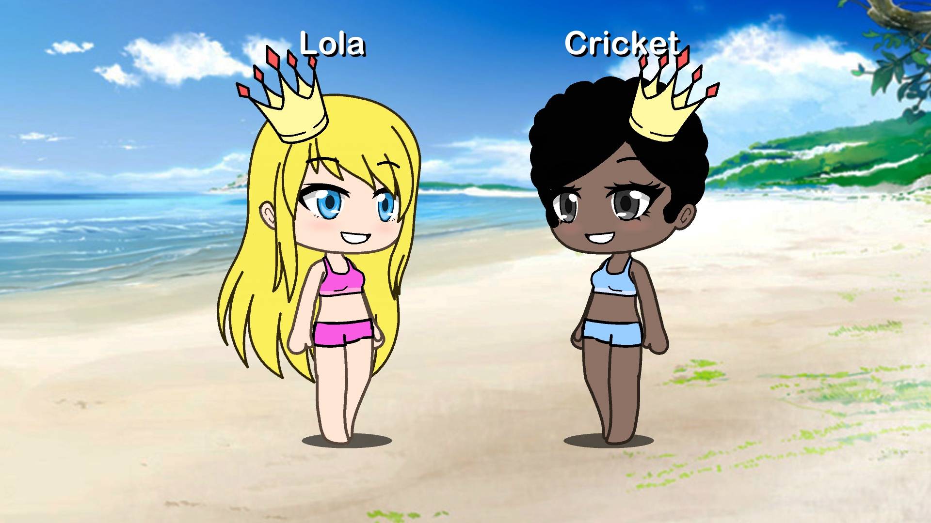 Sexy Bikini Lola And Cricket Gacha Life By Matheusmattos75 On Deviantart