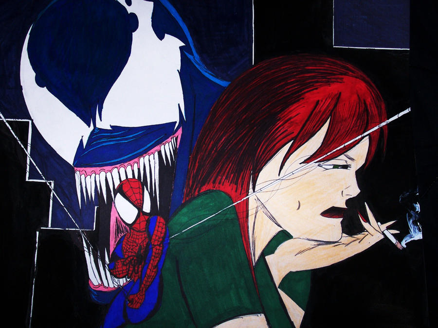 Spider Man Venom And MJ By Donomark On DeviantArt spider-man-venom-and-mj-by-donomark-on-deviantart