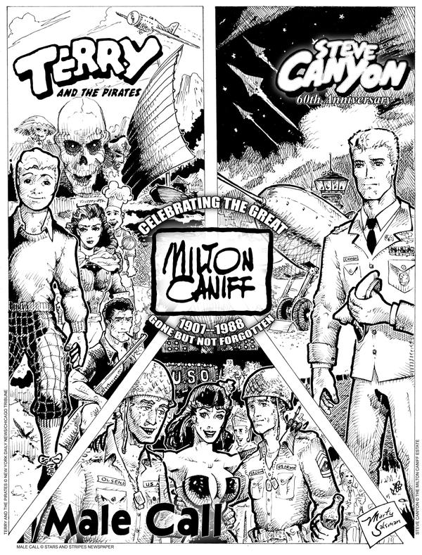 Milton Caniffs 100th Birthday by MartySalsman on DeviantArt