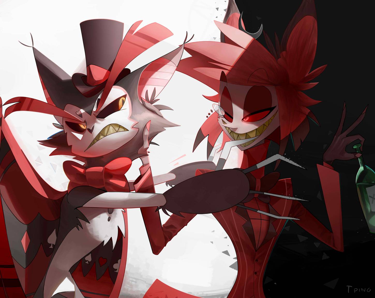 Husk And Alastor By Terribleping On Deviantart