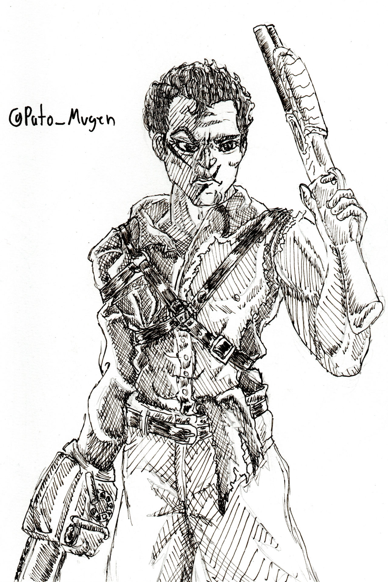 Ash Evil Dead By Pato Mugen On Deviantart