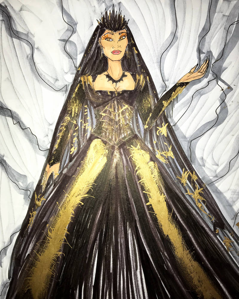 Damsel Dragon Queen Gown By Selinelle On Deviantart