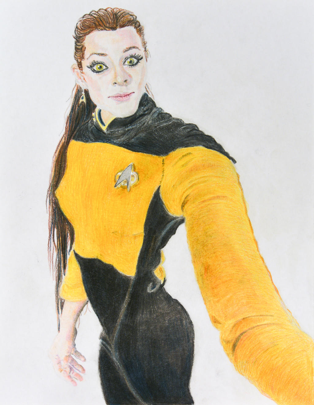 Joanie Brosas Cosplay As Data Attempt 3 Color 2 By Ent2pri9se On Deviantart