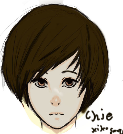 Chie Sketch By Serkikosmore On Deviantart