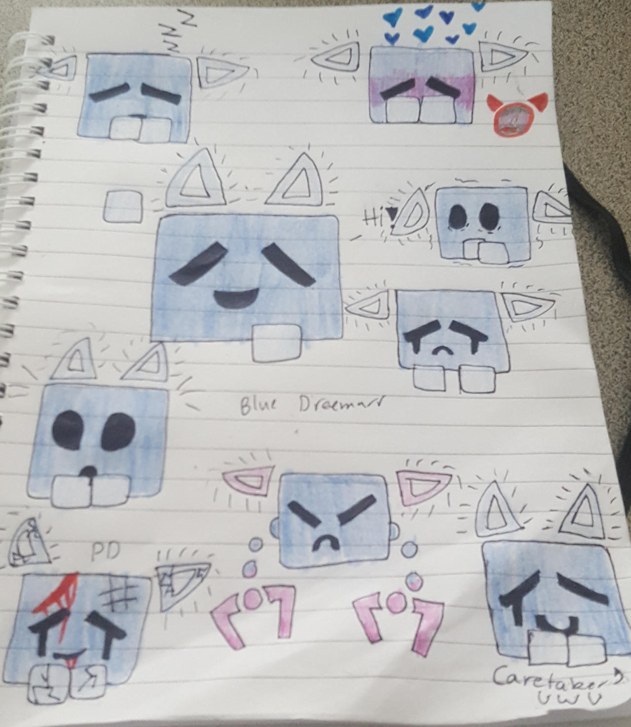 Page Of Cubes Jsab By Bluedreemurryt On Deviantart