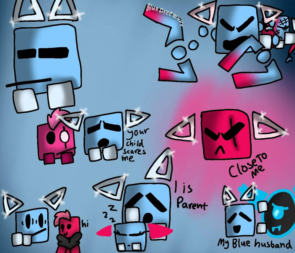 Sad Cube Doodles 2 Jsab By Bluedreemurryt On Deviantart