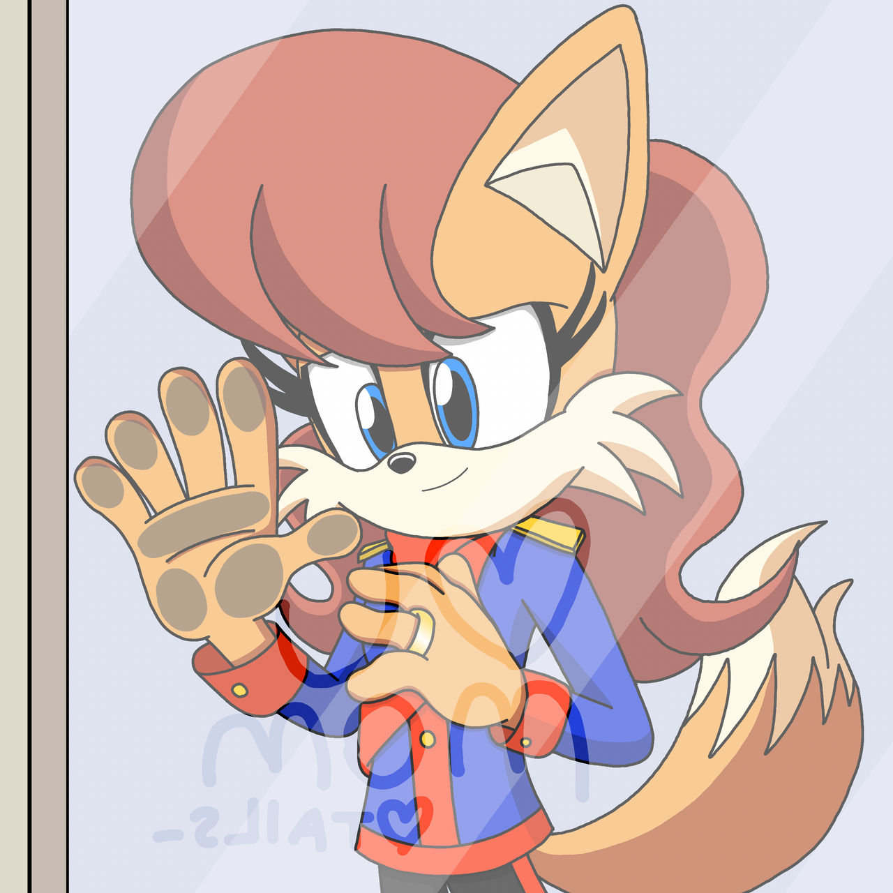Rosemary Sees Tails Writing On The Window By 84gb On Deviantart