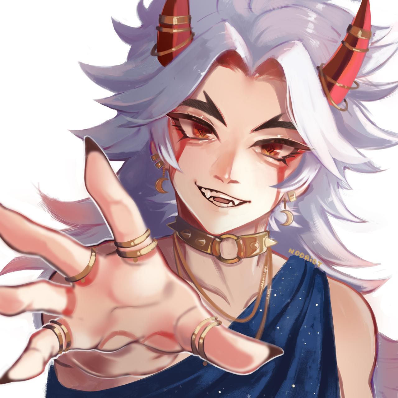 Day 6 Arataki Itto Fanart By Nodriot On Deviantart