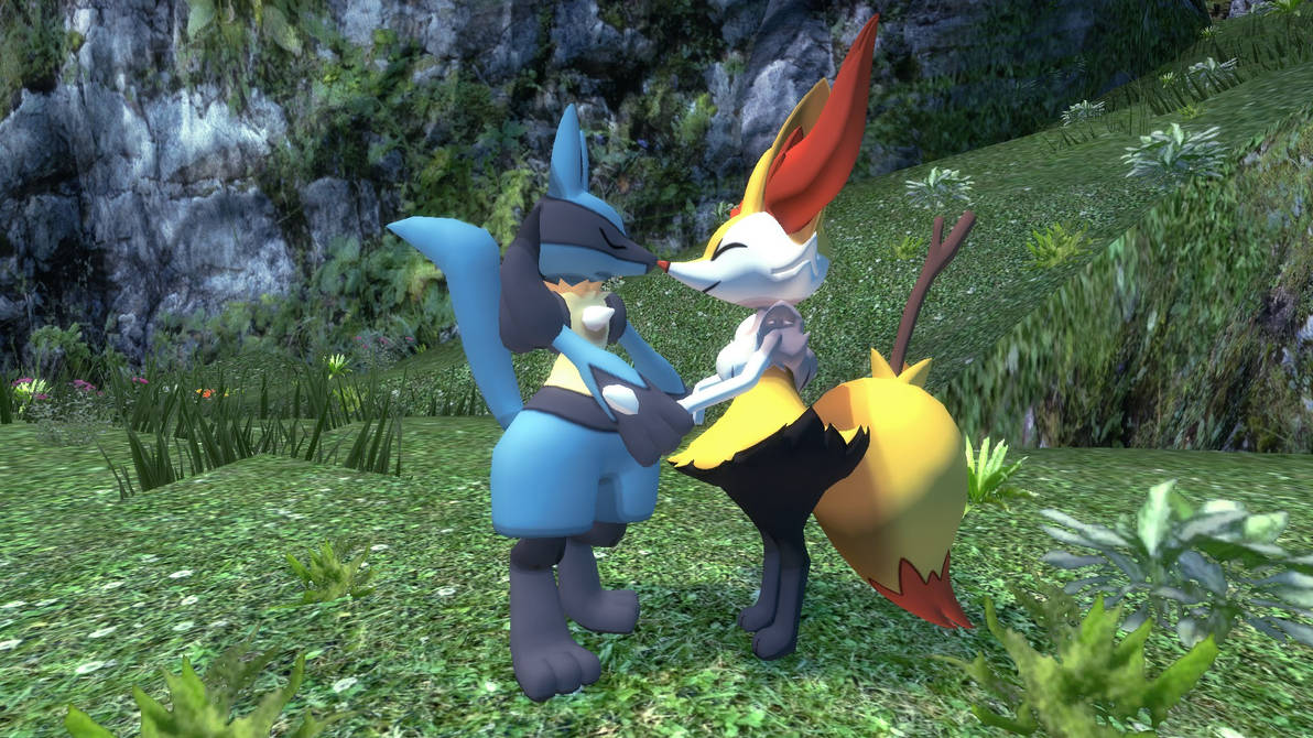 Lucario X Braixen By Terjeaasheim On Deviantart