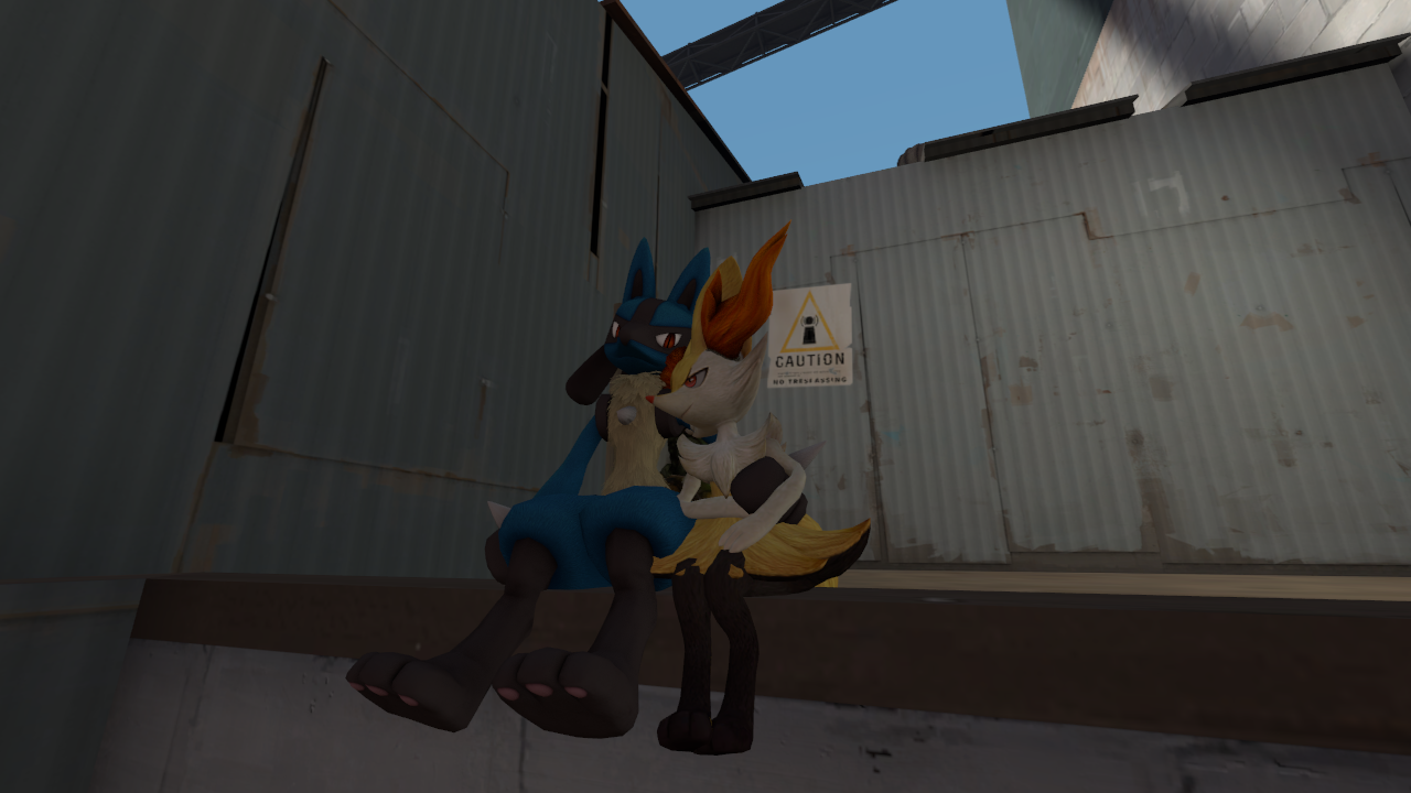 Lucario X Braixen Sfm Test 2 By Terjeaasheim On Deviantart