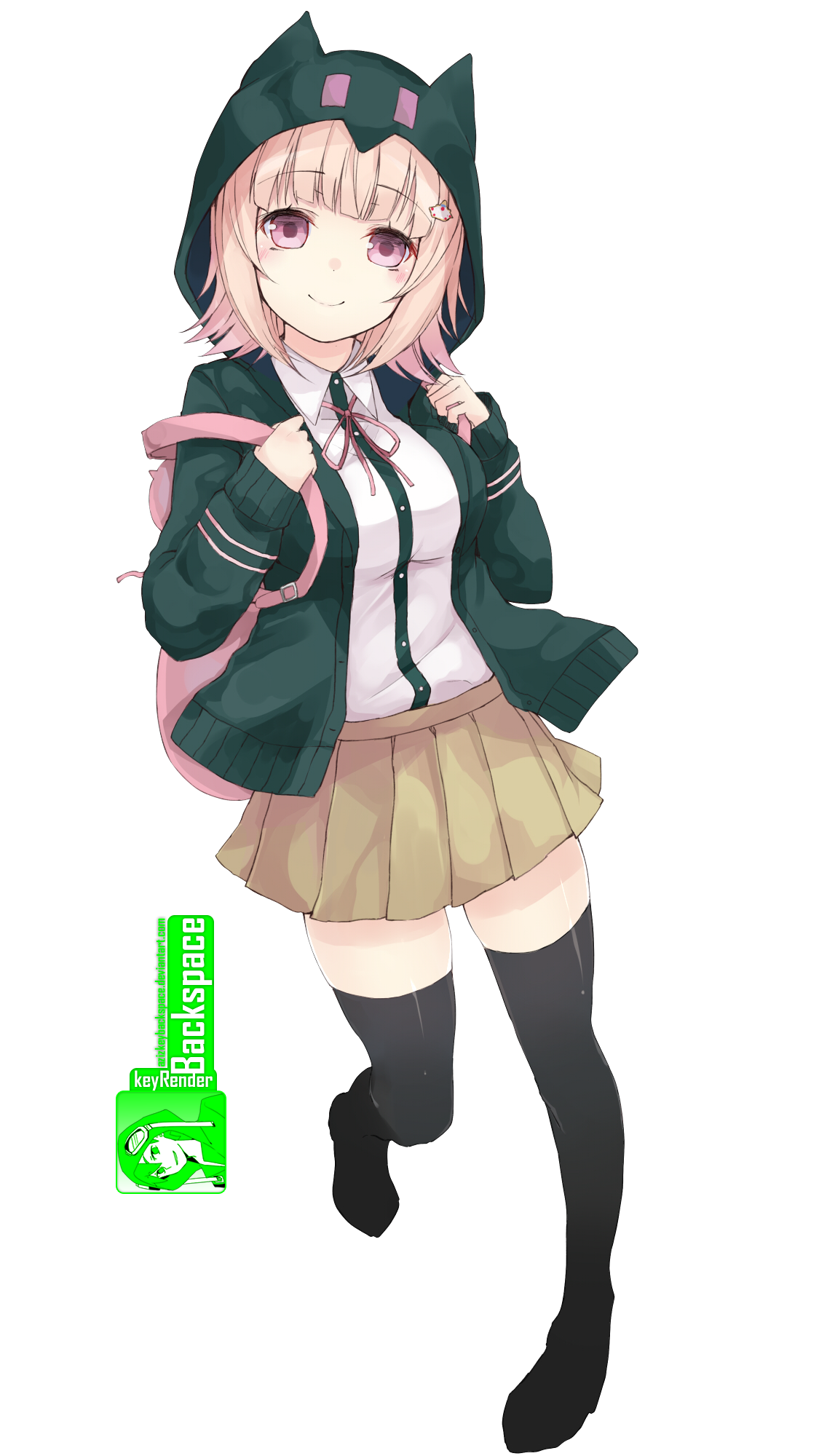 Nanami Chiaki Super Danganronpa 2 Render By Azizkeybackspace On Deviantart