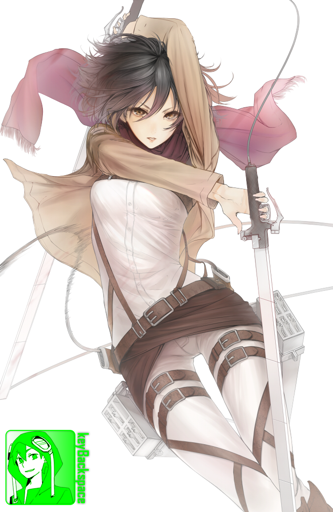 Mikasa Ackerman (Shingeki no Kyojin) - Render by azizkeybackspace on ... Mikasa Ackerman (Shingeki no Kyojin) - Render by azizkeybackspace on ...