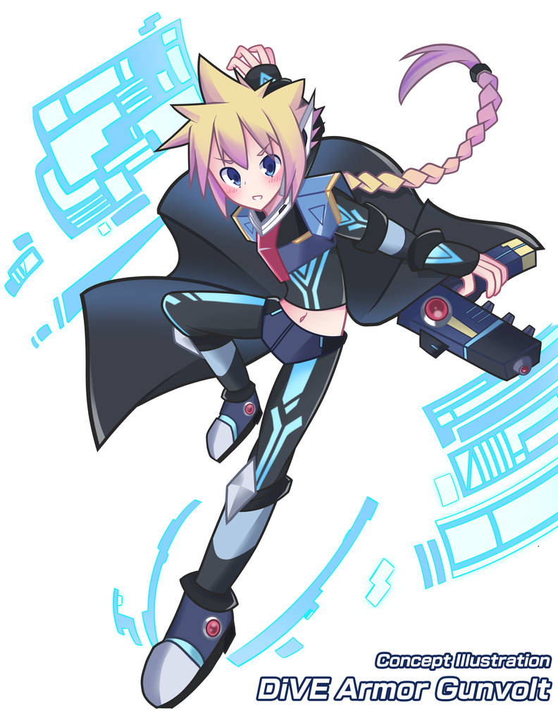 Dive Armor Gunvolt By Ssineomja On Deviantart