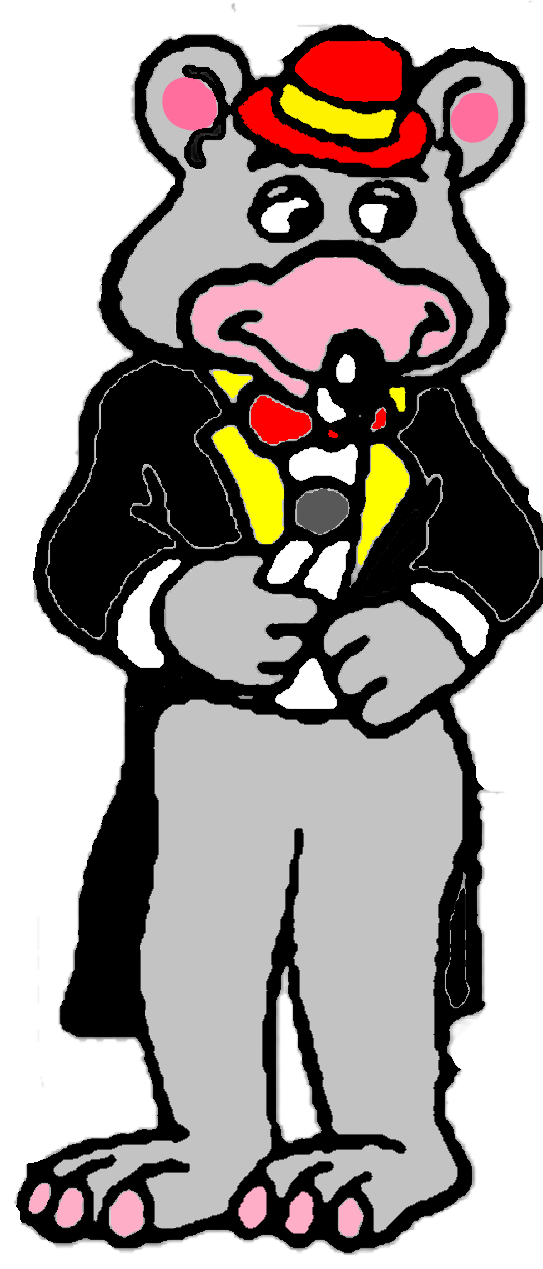 Kissyfur In Chuck E Cheese Derby Hat And Tuxedo By Matthewgo707 On