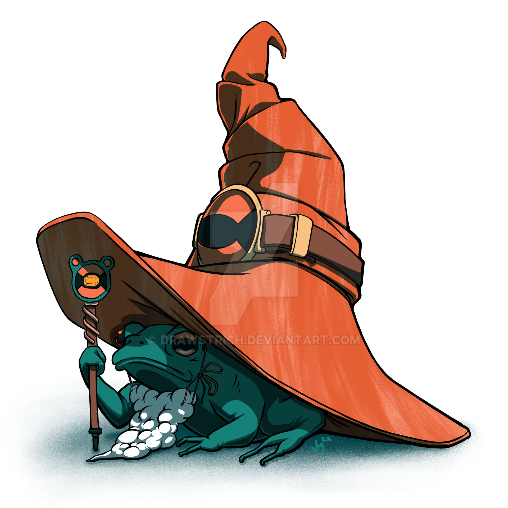 Toad Wizard By Drawstrich On Deviantart