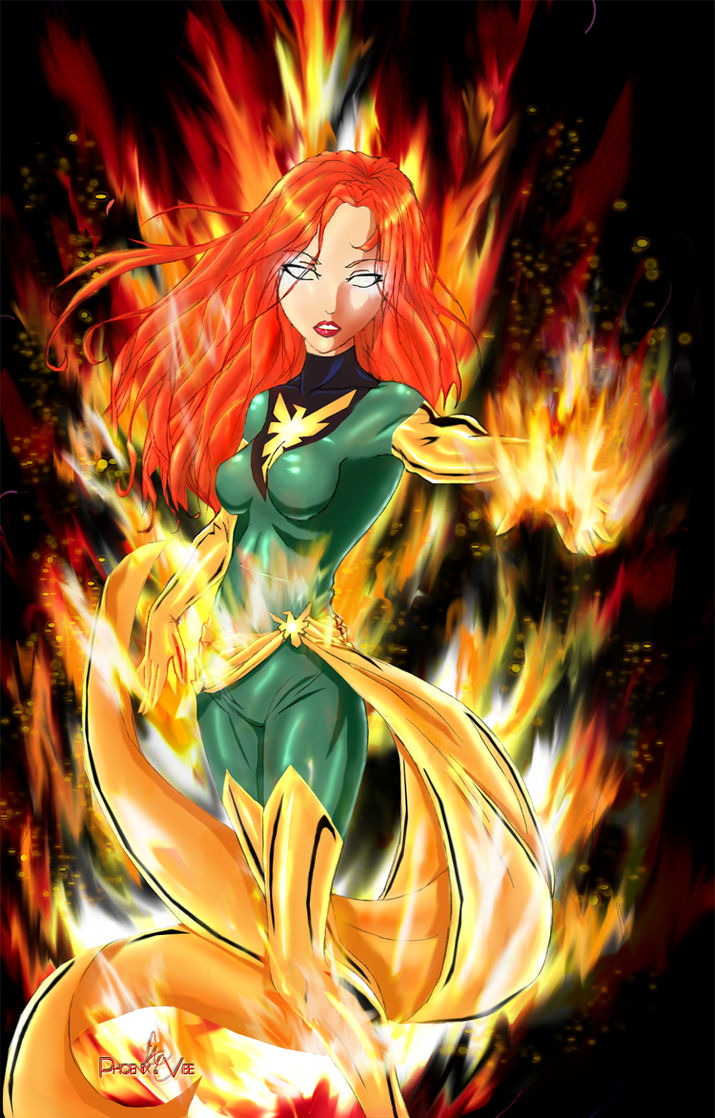 Jean Grey-Phoenix by PhoenixVibe on DeviantArt