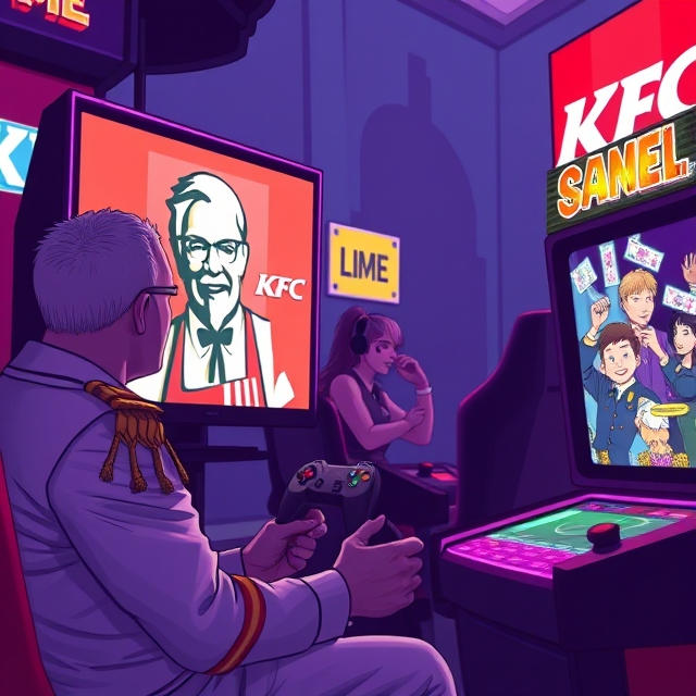 The kernel mastering the arcade games KFC by Meteorite36 on DeviantArt The kernel mastering the arcade games KFC by Meteorite36 on DeviantArt