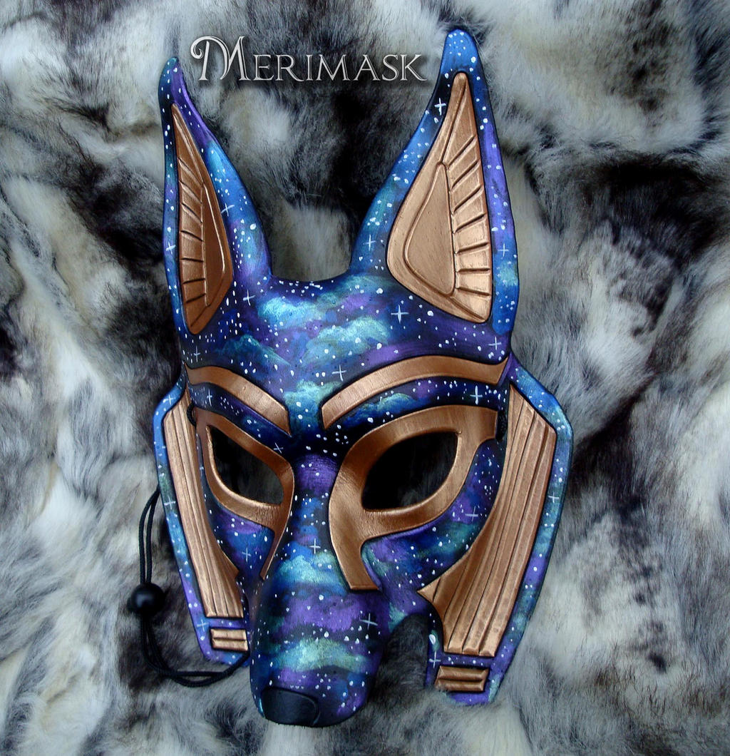 Starry Night Anubis By Merimask On Deviantart