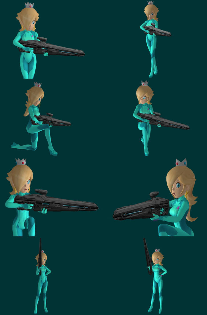 Zero Suit Rosalina Armed With A Lightrifle By Blackpanther6190 On Deviantart