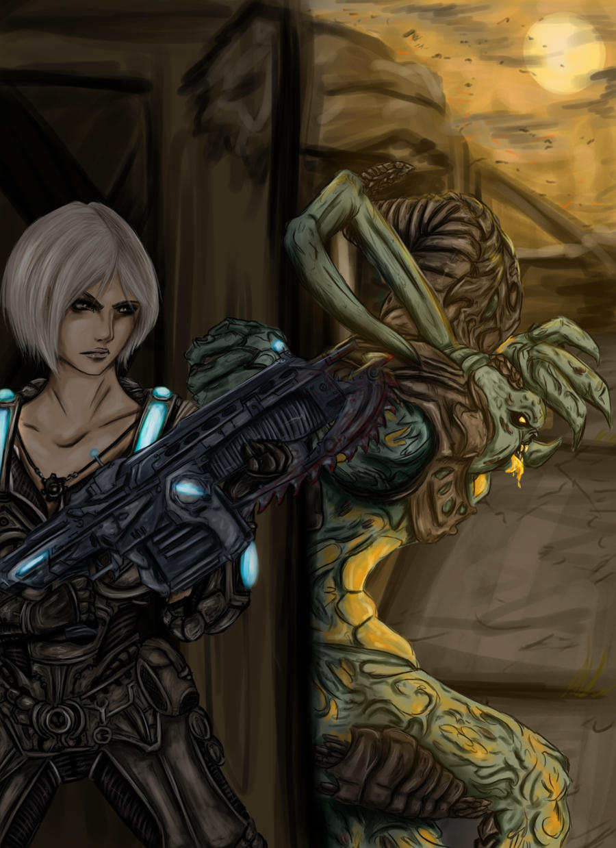 Gears Of War Anya By Black Strawbarrie On Deviantart