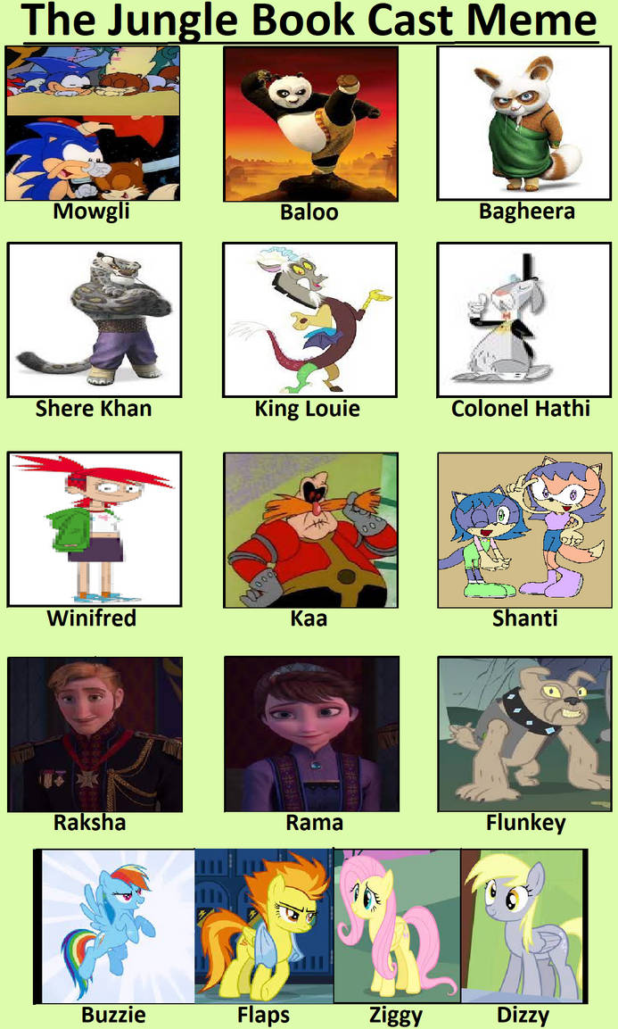 Aosth Sonic And Tailss Jungle Story Cast Meme By Sweetheart1012 On