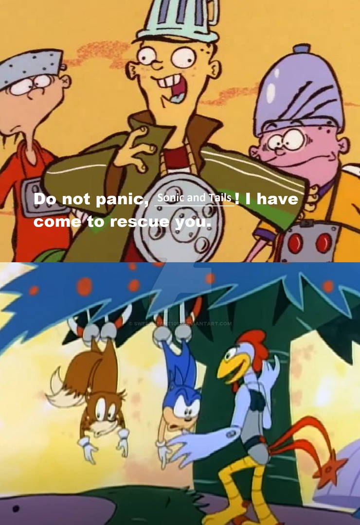 Ed Rescues Aosth Sonic And Tails Meme By Sweetheart1012 On Deviantart