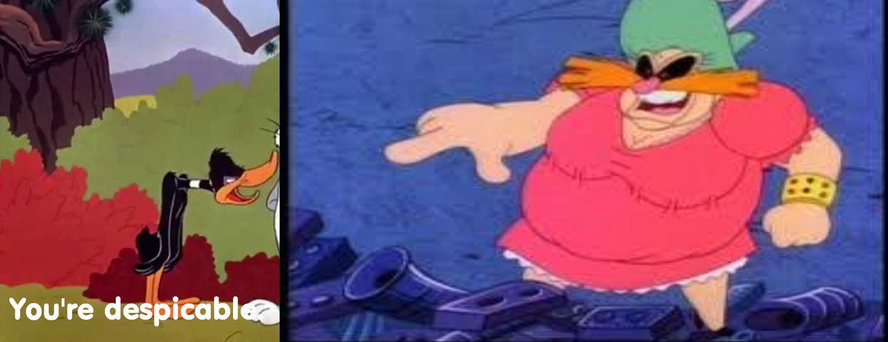 Daffy Duck Calls Momma Robotnik Despicable Meme By Sweetheart1012 On