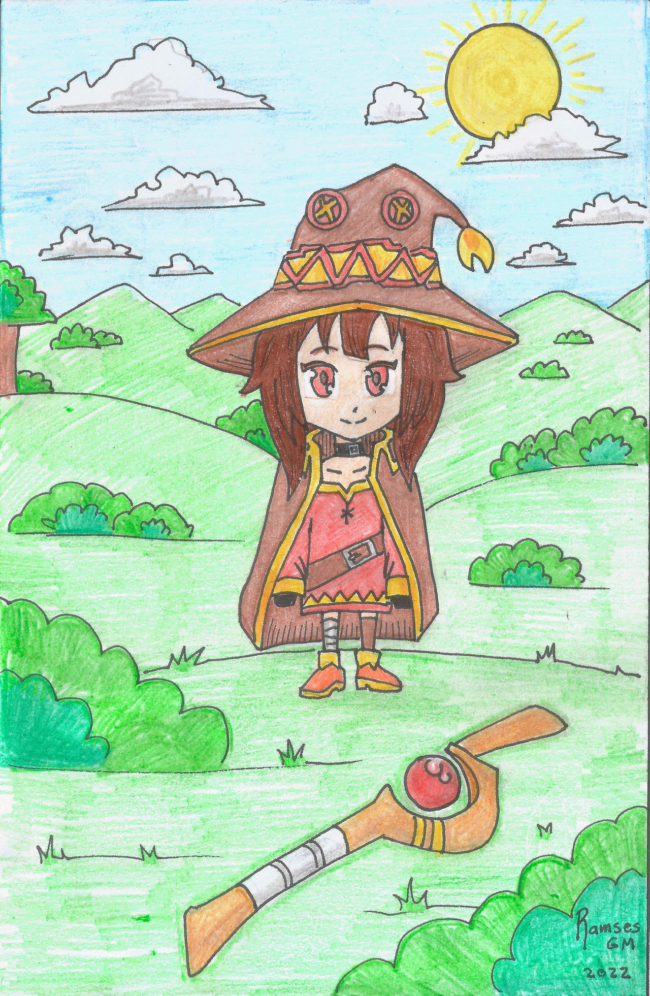 Megumin Chibi By Rambatgm On Deviantart