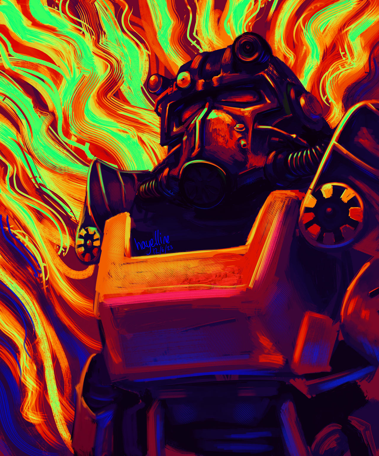 Fallout Power Armor By Hayellinee On Deviantart