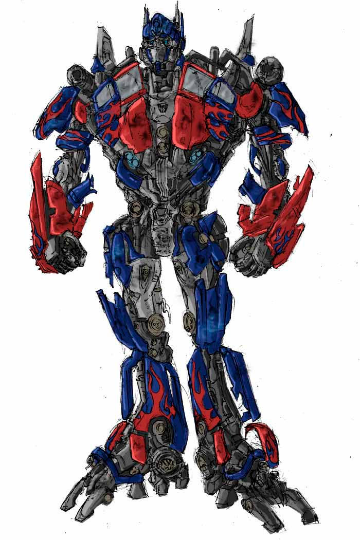 Movie Optimus Prime-colored by phil-cho on DeviantArt