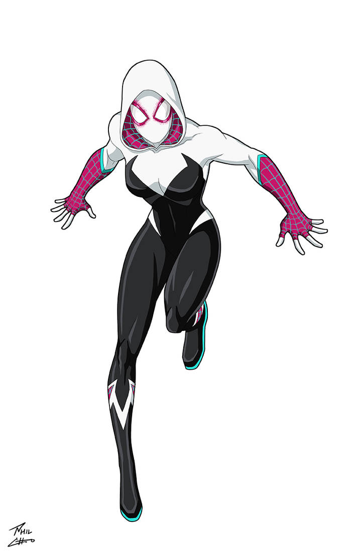 Spider Gwen Commission By Phil Cho On Deviantart