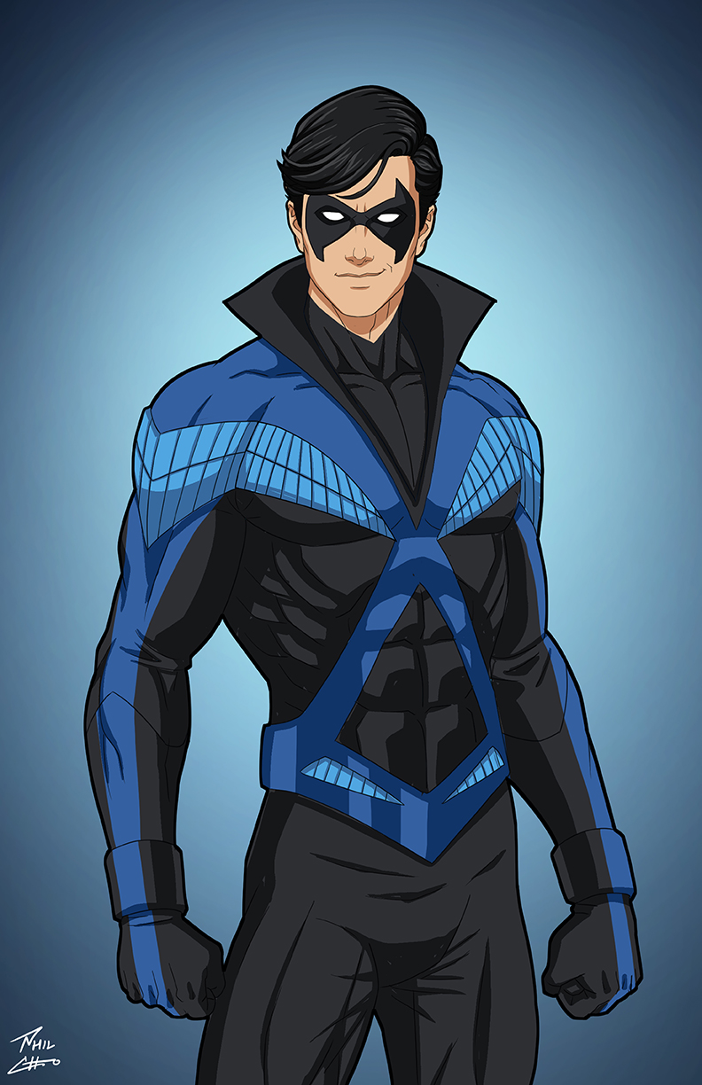 Nightwing First Appearance Redesign By Phil Cho On Deviantart