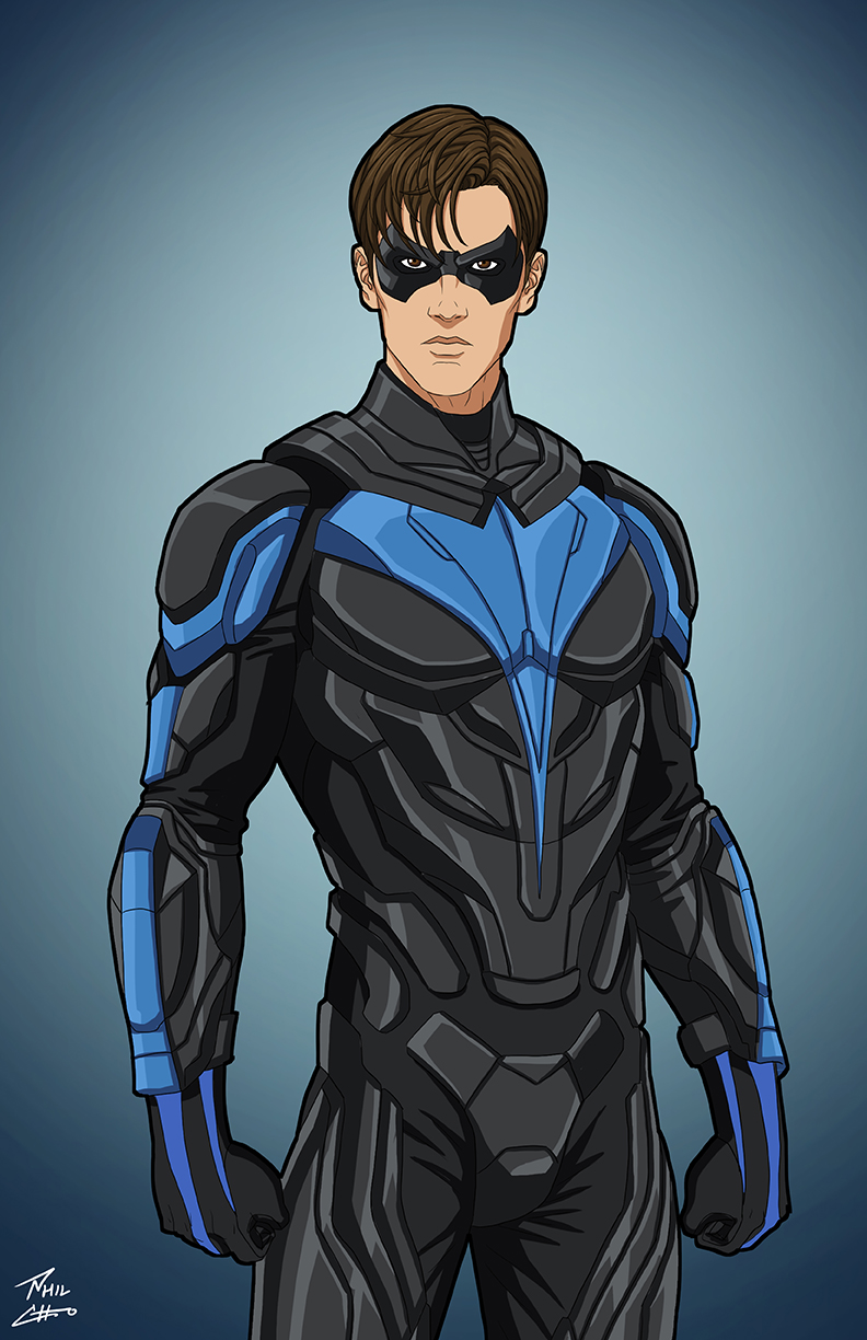 Nightwing Brenton Thwaites By Phil Cho On Deviantart