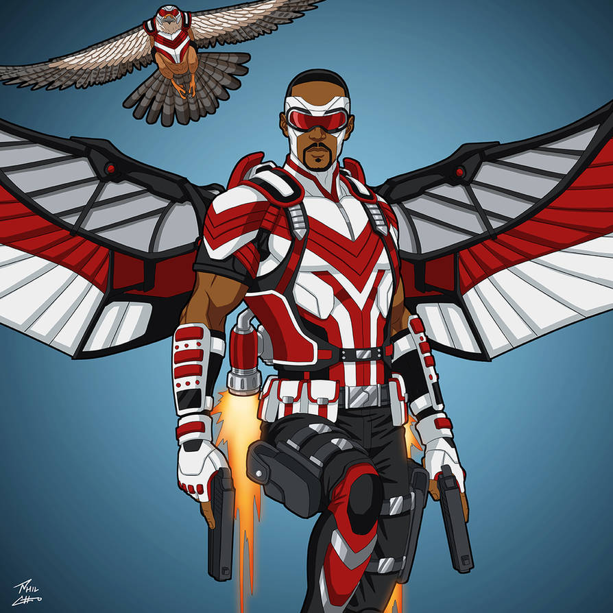 Falcon (Earth-27M) commission by phil-cho on DeviantArt Falcon (Earth-27M) commission by phil-cho on DeviantArt