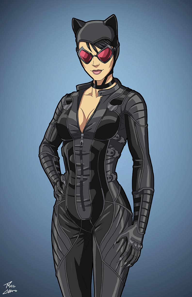 Catwoman Arkham Knight 02 By Phil Cho On Deviantart