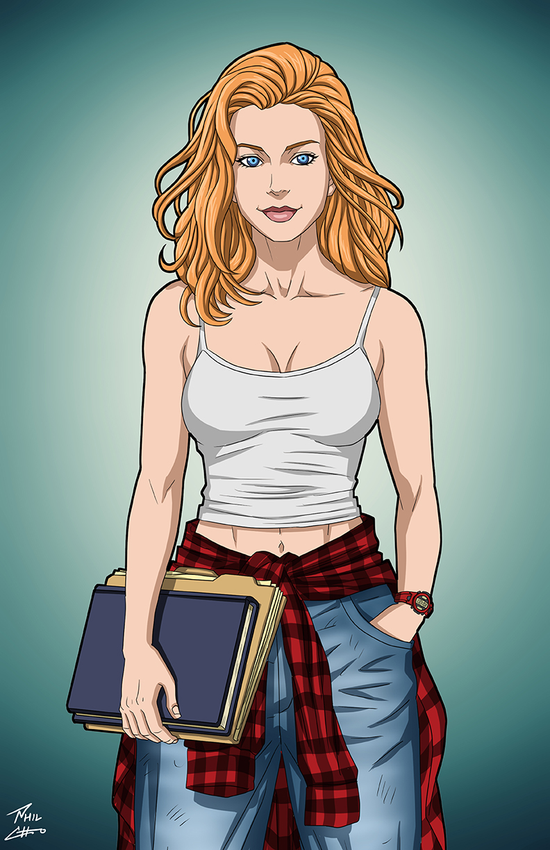 Karen Page (Earth-27M) commission by phil-cho on DeviantArt Karen Page (Earth-27M) commission by phil-cho on DeviantArt